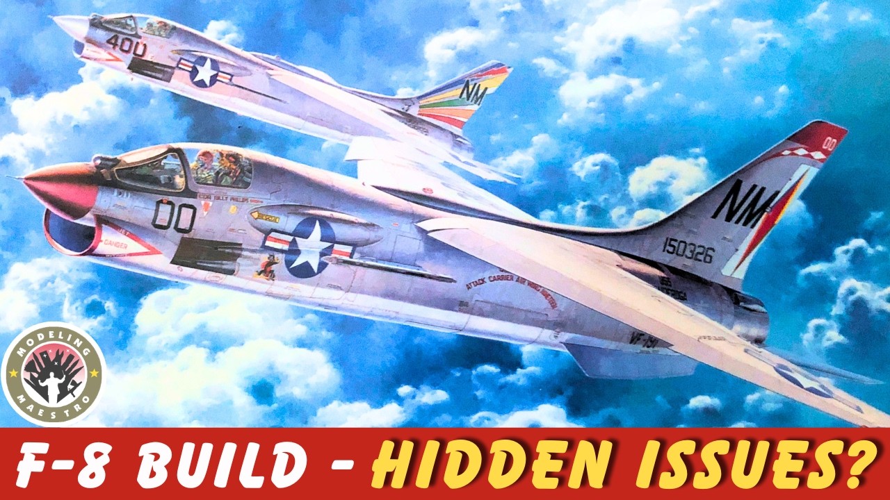 Hasegawa F-8 Crusader (1/48) – Hidden Issues? Build & Review