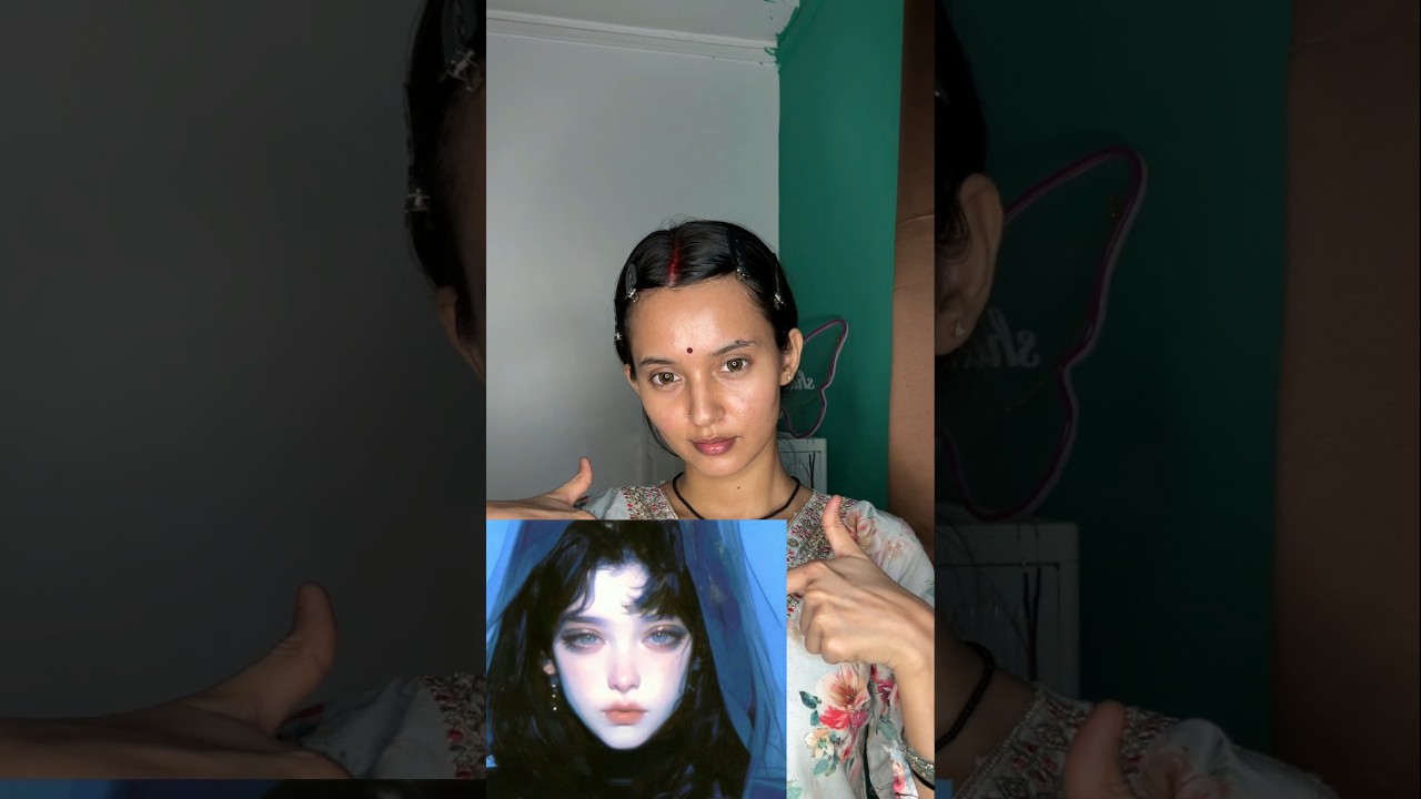 doll eye makeup tutorial 😍 #makeuptutorial #animemakeup #dollmakeup #dolleyemakeup