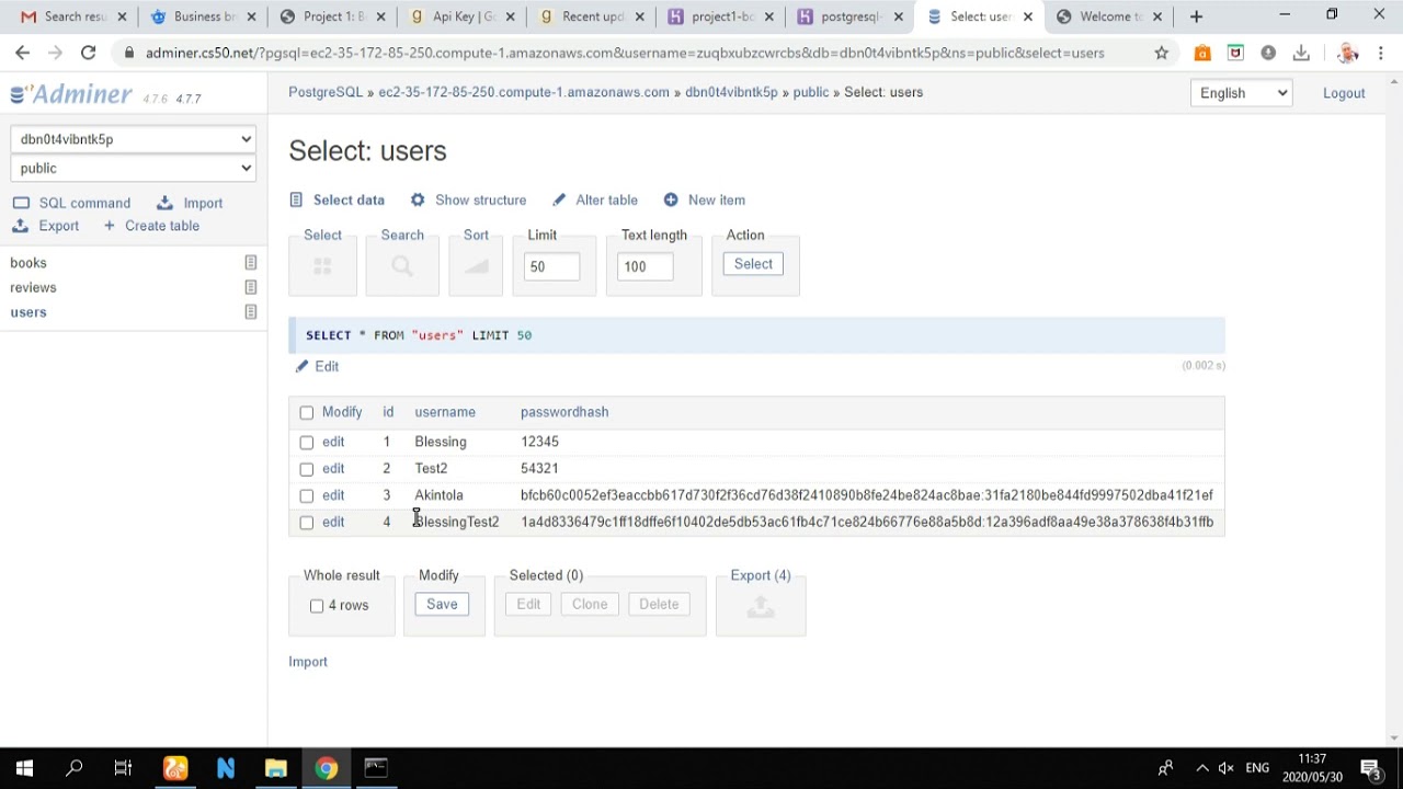 Project 1 Web Programming with Python and JavaScript CS50