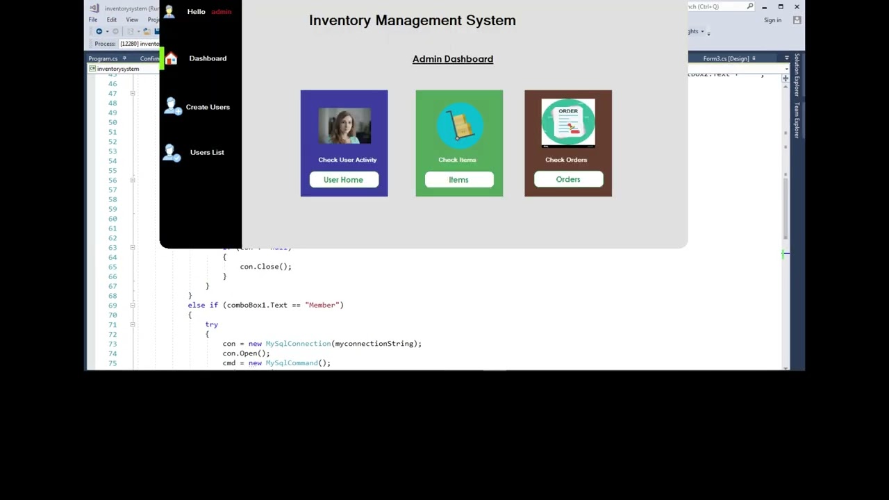 C# Full Project (Inventory Management System ) with source code and MYSQL Database