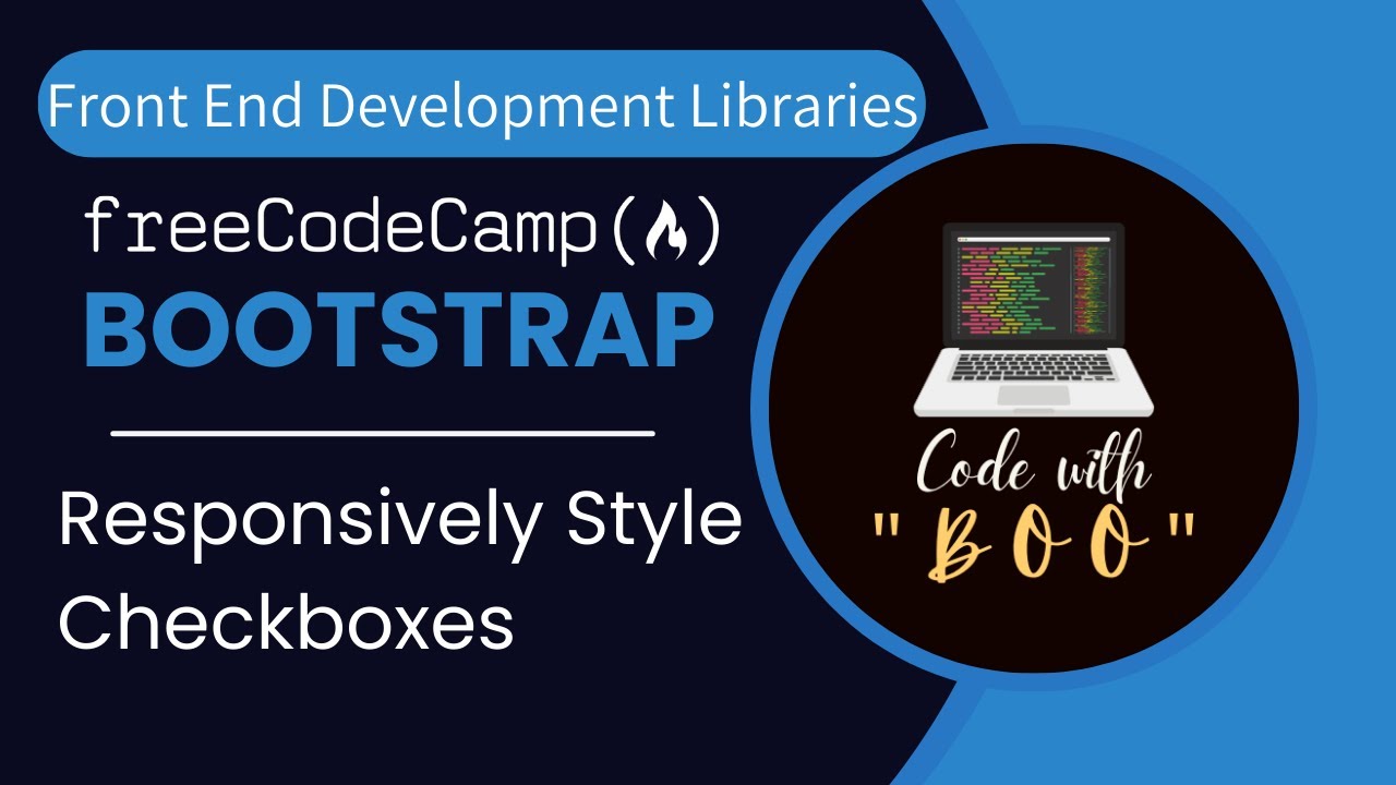 Responsively Style Checkboxes| Bootstrap 16| Front End Development Libraries| @freecodecamp