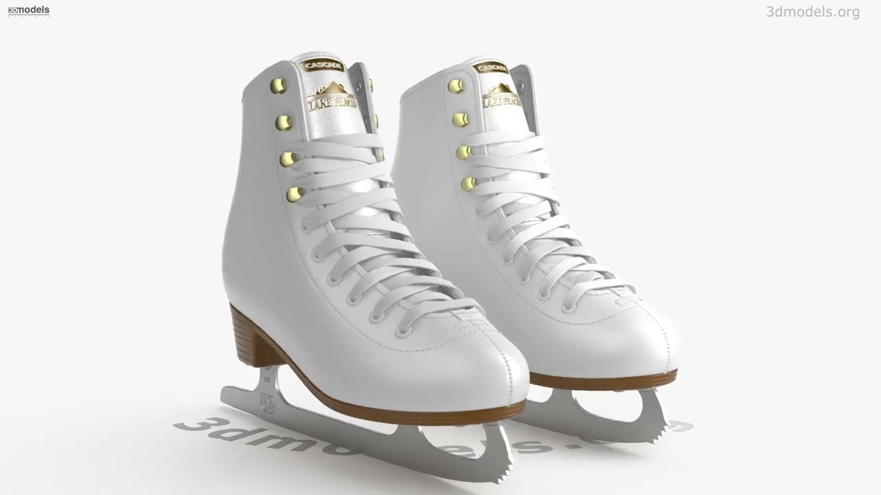 Ice Skates 3D model by 3DModels.org