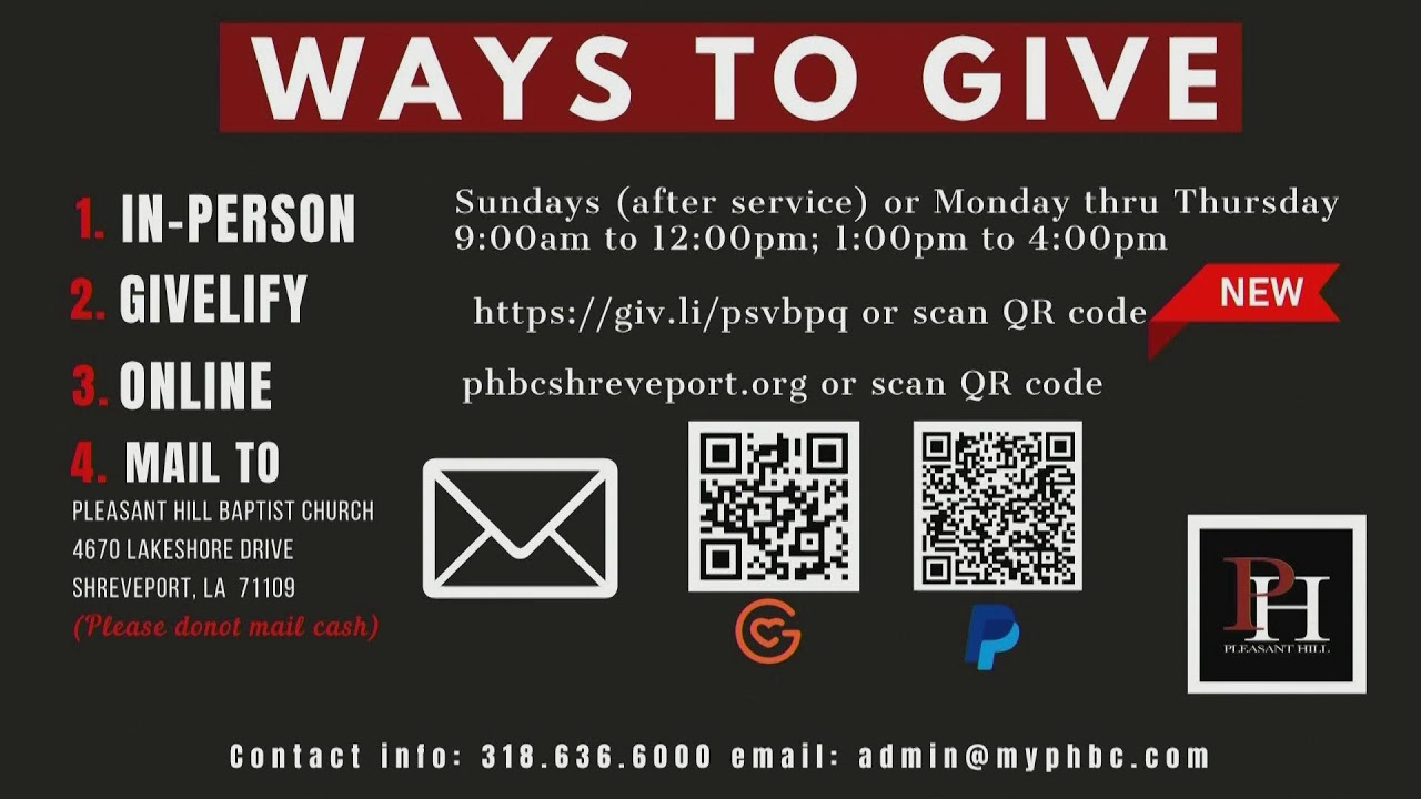 PHBC Worship Experience