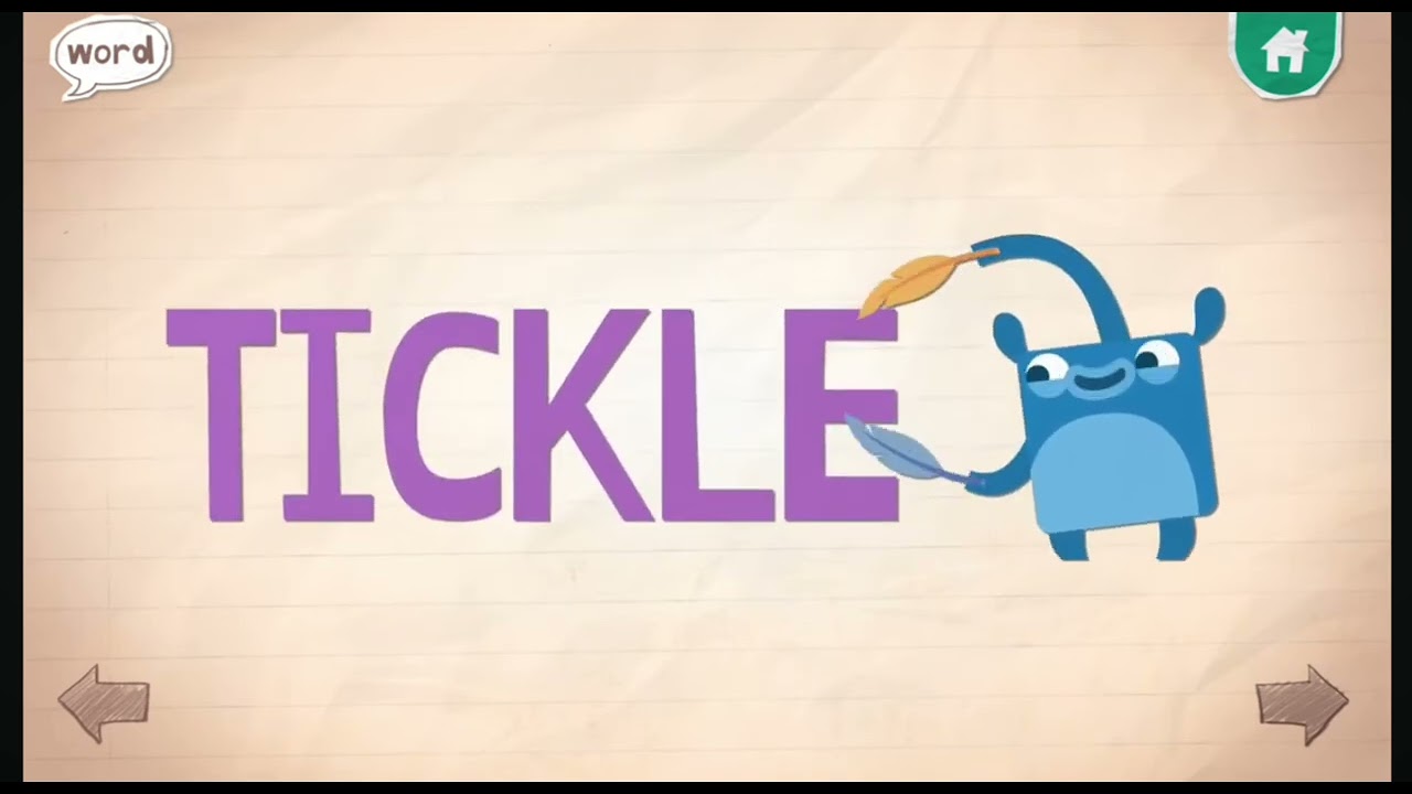 Endless Alphabet: Tickle