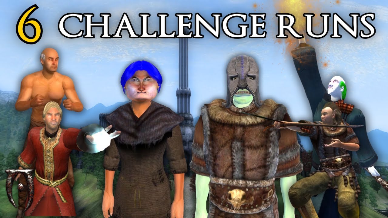 6 Fun Challenge Runs in The Elder Scrolls IV: Oblivion | Compilation