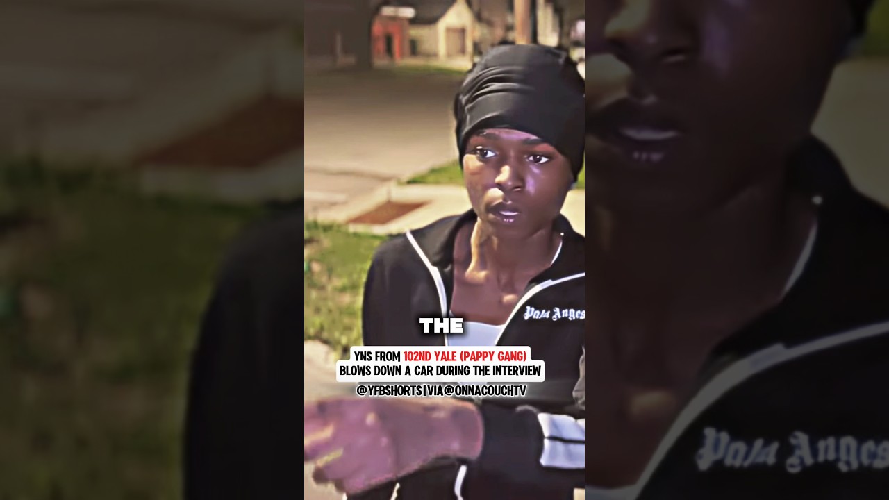 Yns From 102nd Yale (Pappy Gang) Blows Down A During The Interview 😱