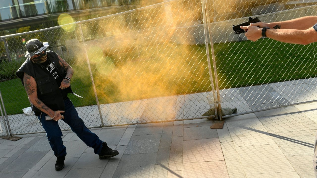 A TV station's private security guard has been arrested for fatally ...