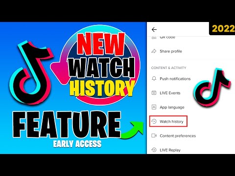 How to See Your Watch History on TikTok in 2022! (NEW FEATURE)