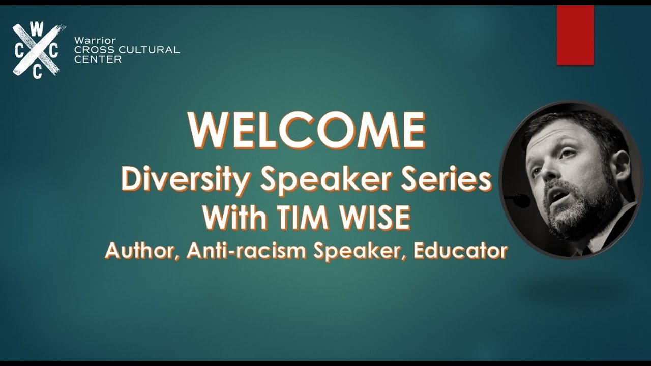 Diversity Speaker Series with Tim Wise