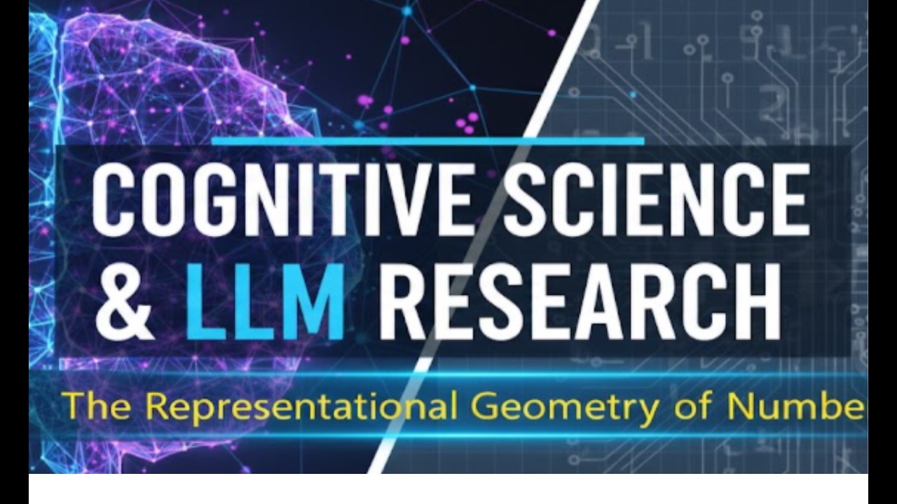 The Representational Geometry of Number | Cognitive Science & LLM Research