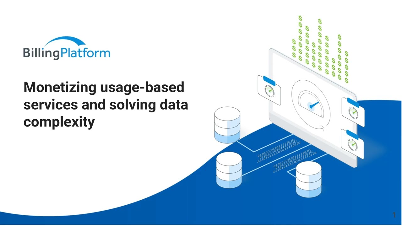 Monetizing Usage Based Services and Solving Data Complexity