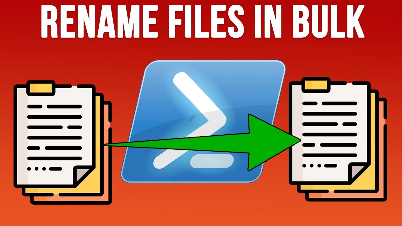 Save Time by Renaming Your Files in Bulk Using PowerShell - Quick Demonstration