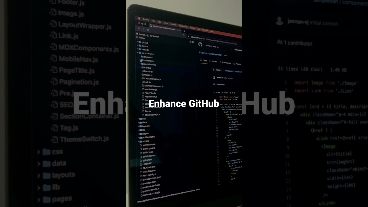 Enhance GitHub using Octotree extension