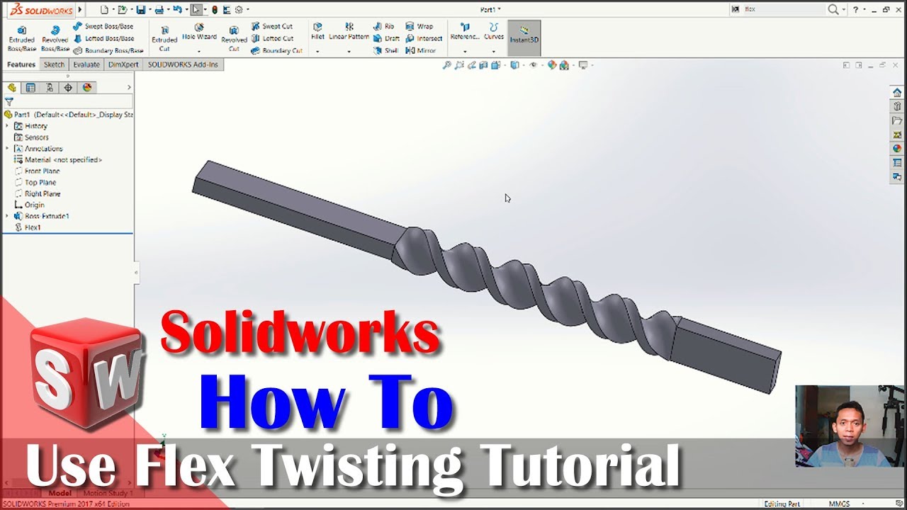 Flex Twisting Tutorial With Solidworks
