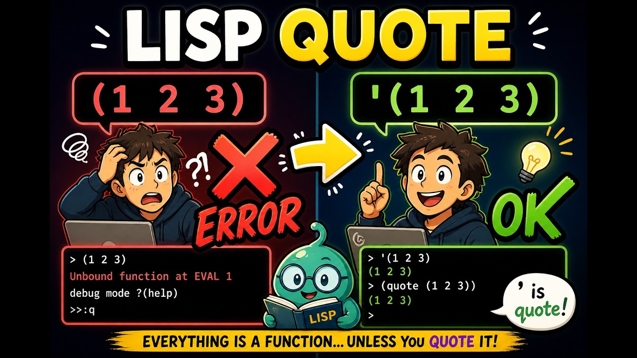 Lisp Quote in 60 Seconds