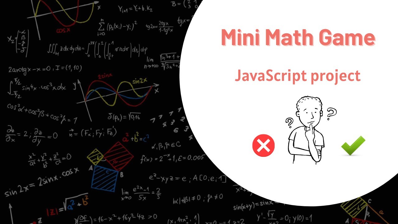 Mini Math Game with JavaScript | JavaScript Basic Project