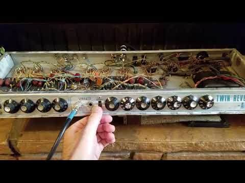 Fender Twin Reverb AB763 Silverface 1968 Chassis (blackface | Reverb