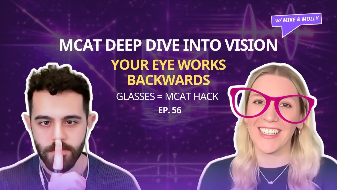 How Vision Works for the MCAT: Optics, Retina Transduction, Optic Chiasm, Visual Cortex