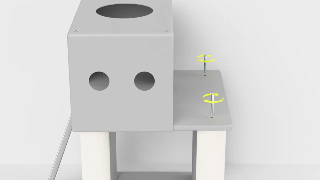 Globlazer S74G Cat Tree Assembly Guide