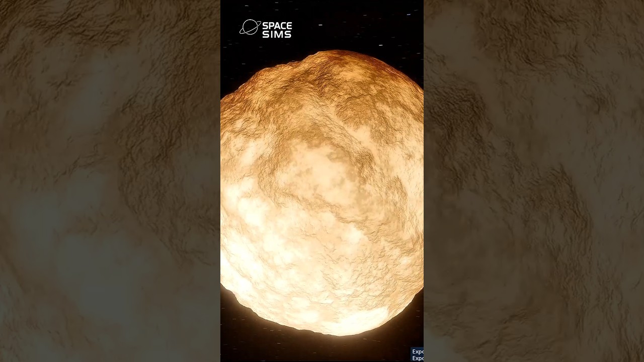 Travel to the Largest star in the Universe Stephenson 2-18? #shorts #universesandbox #spaceengine