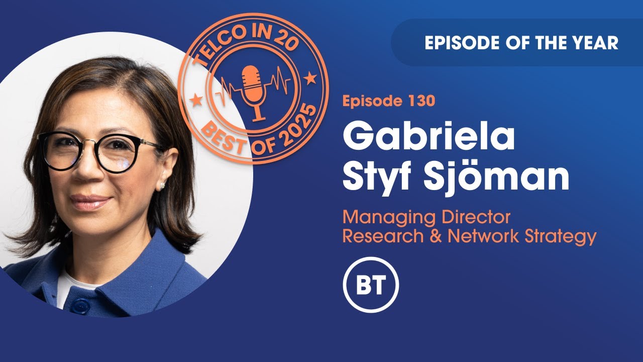 Telco in 20 Ep #130: Best of 2025: AI for networks and networks for AI (Gabriela Styf Sjöman)