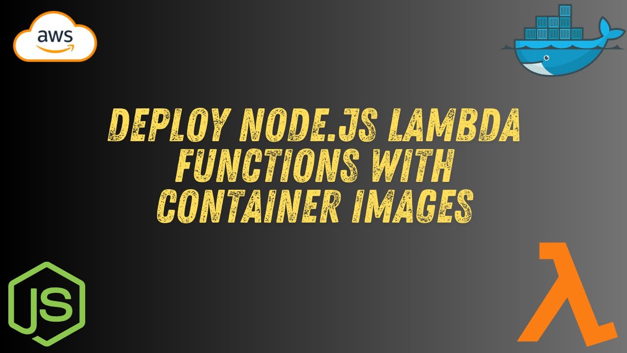 Deploy Node.js Lambda function with container images 🚀