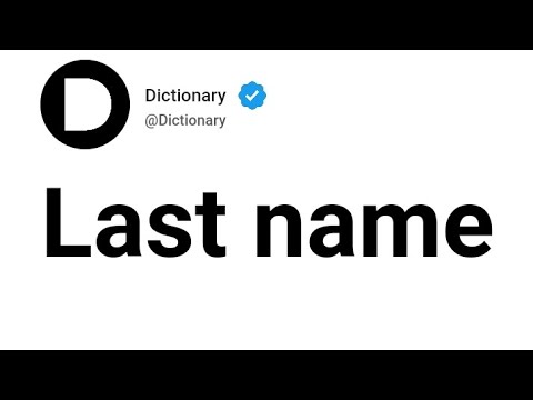 Last name Meaning In English