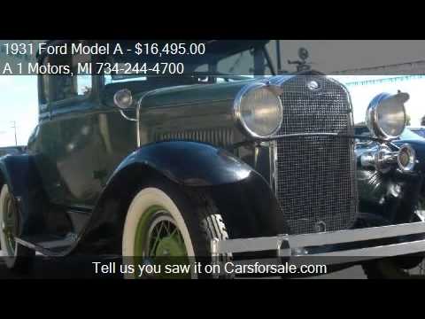1931 Ford Model A Coupe for sale in Monroe, MI 48162 at the