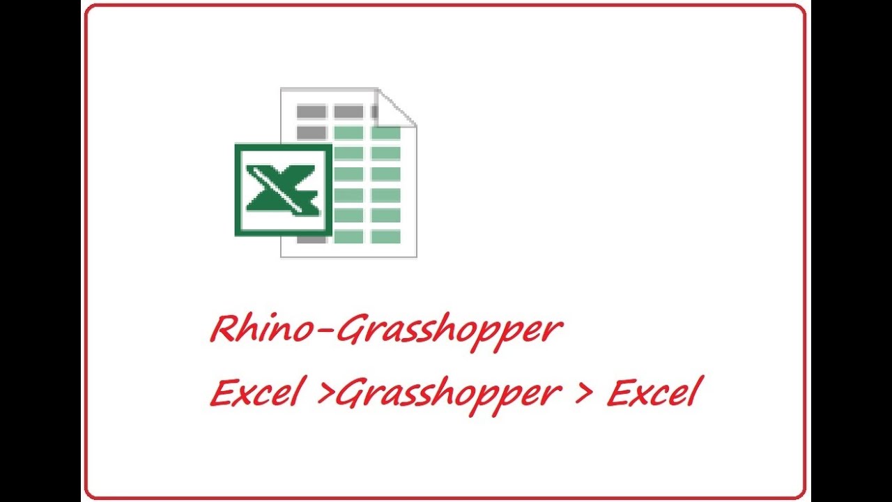 Excel Grasshopper Excel