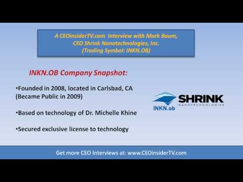 Shrink Nanotechnologies CEO Interview with Mark Baum (Ticker: INKN ...