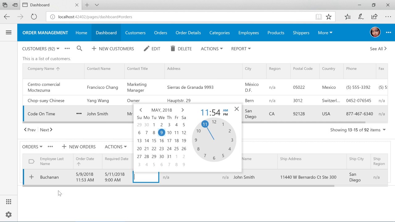 Three-Level Master-Detail
