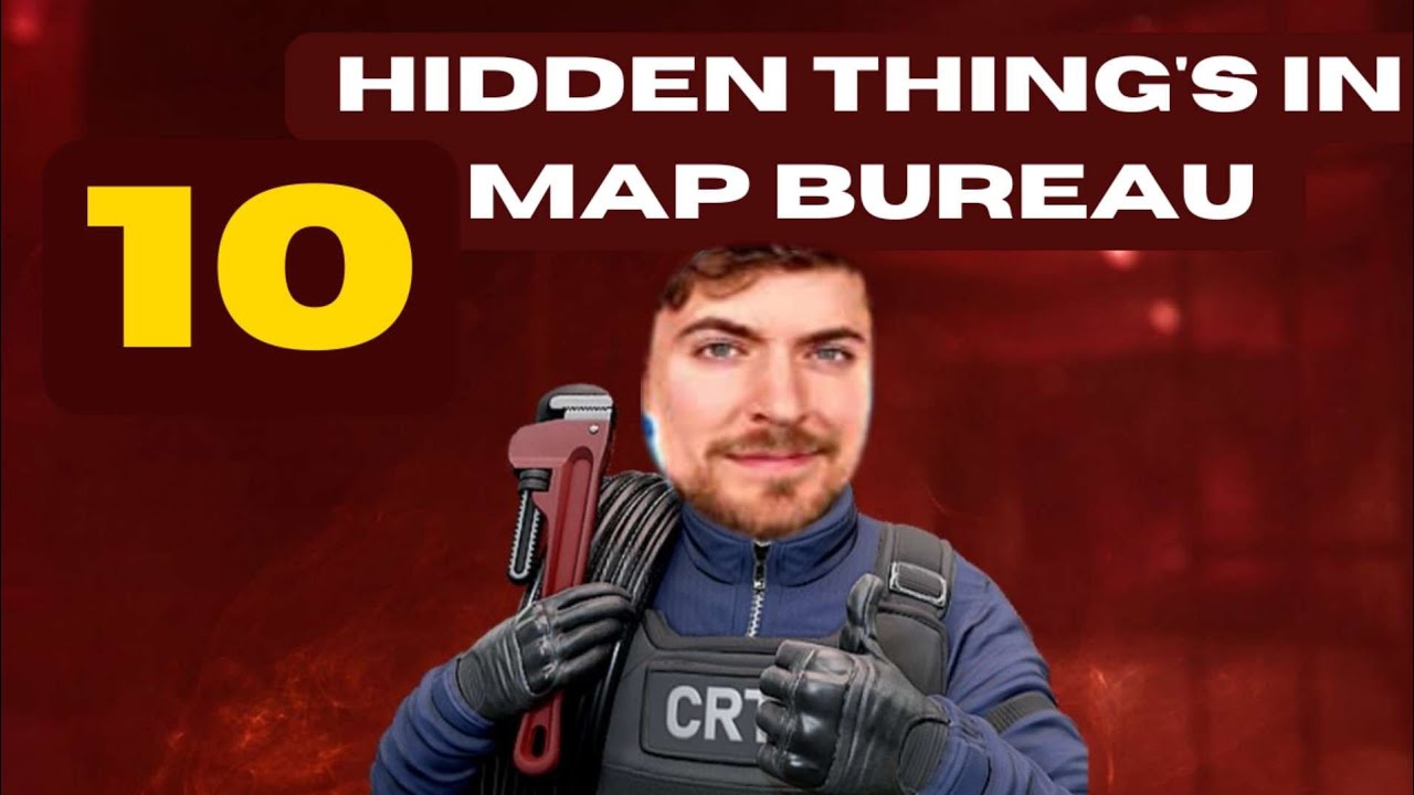 CRITICAL OPS 10 HIDDEN THINGS IN BUREAU MAP, you need to know . #criticalops##gaming