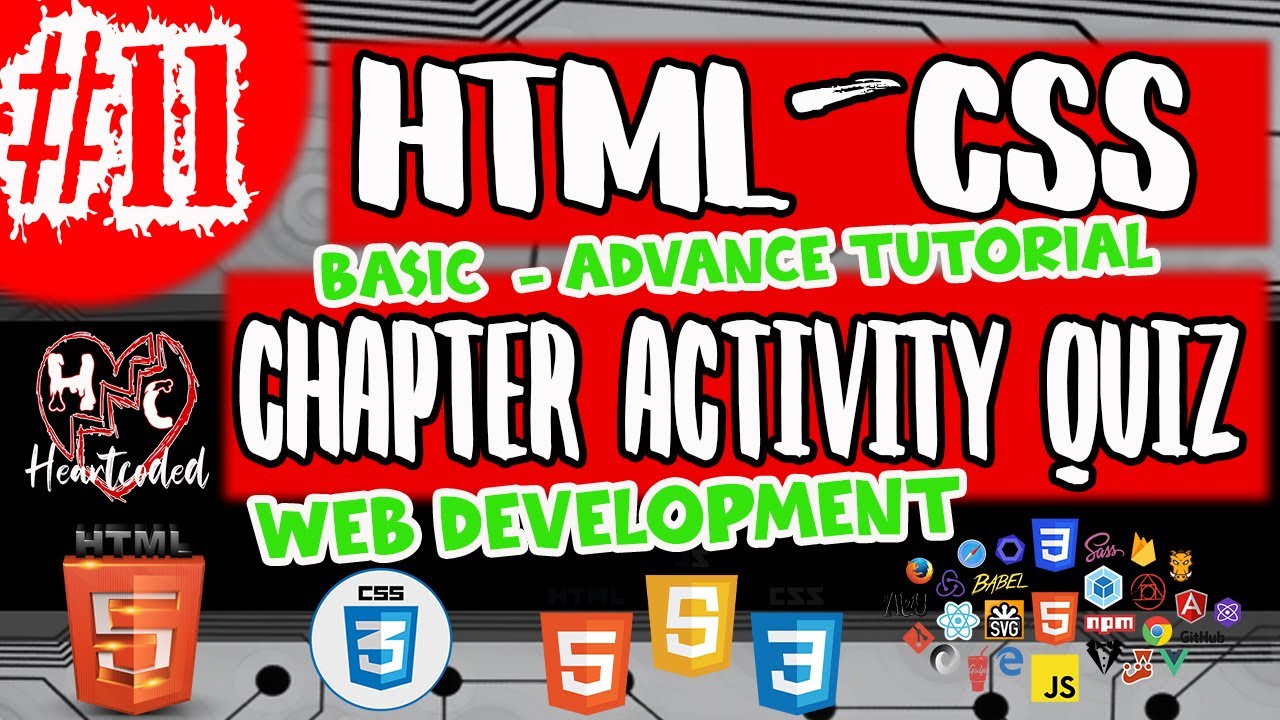 HTML CHAPTER ACTIVITY FOR OUR HEARTCODED SCHOLARS (BASIC - ADVANCE HTML CSS JAVASCRIPT LESSON 11)