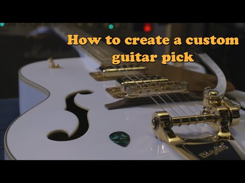How to create a custom guitar pick - DIY