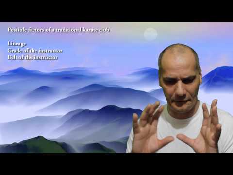 What is traditional karate?