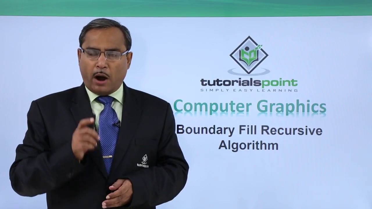 Boundary Fill Recursive Algorithm