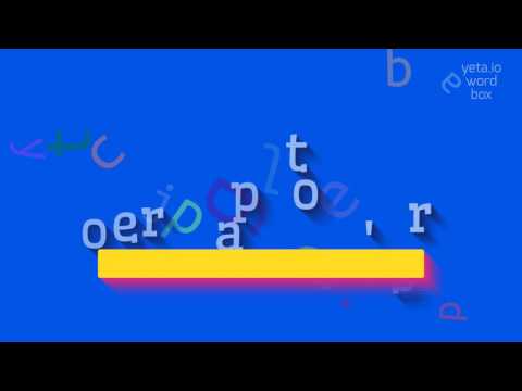 How to say "operator's"! (High Quality Voices)