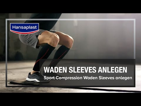 Sport Compression Waden Sleeves richtig anlegen | Hansaplast