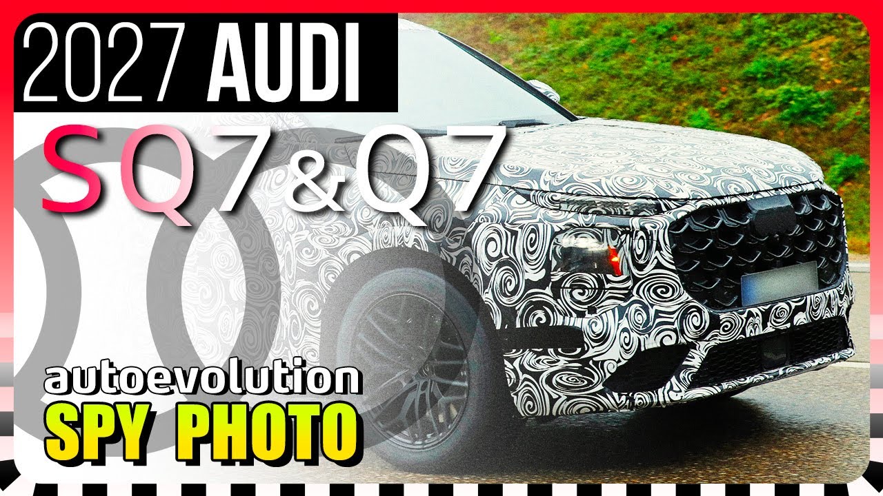 2027 Audi Q7 Spied Testing With Go-Faster SQ7 Sibling - autoevolution