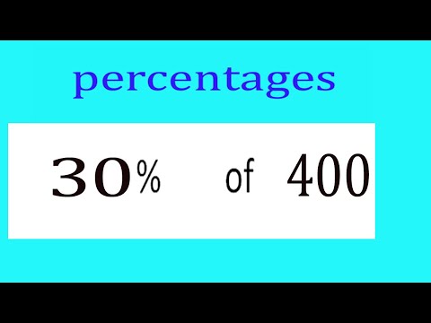 Percentages     30      Percentage(%)    of    400