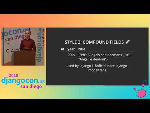 DjangoCon US 2018 - Data internationalization in Django by Raphel Michel