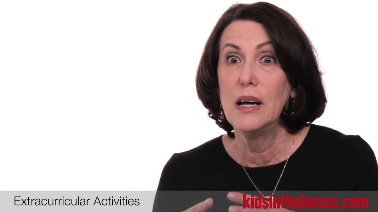 Overdoing extracurricular activities - Madeline Levine