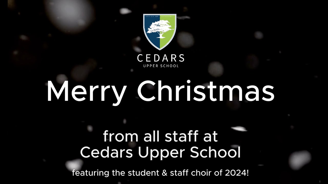 Cedars Upper School (Bedfordshire) - Christmas Music Video 2024 - featuring School Choir