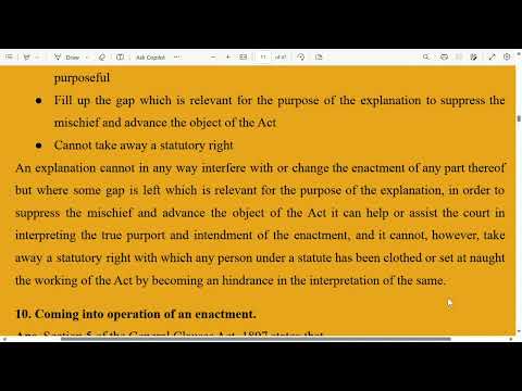 Explanations: aids to construction #interpretation #llbexam #sem5LLB #mumbaiuniversityexam #lawexams