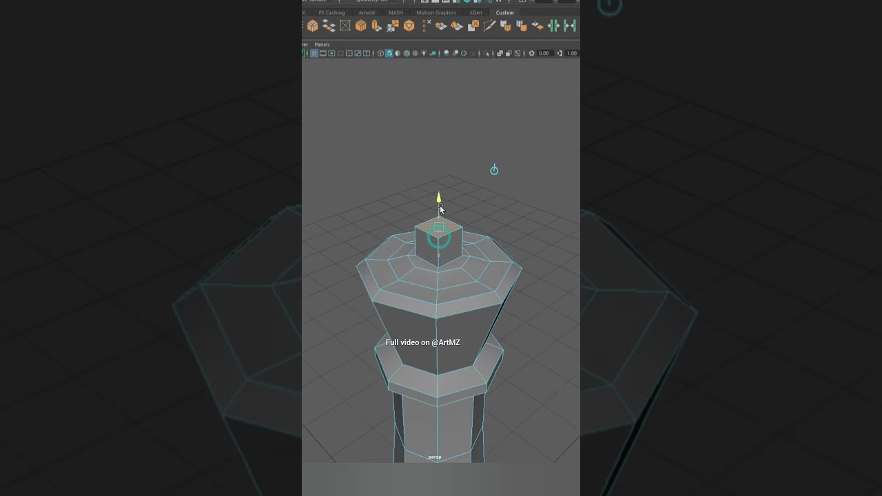 Low Poly King 3D Modeling. Chess Set Design Autodesk Maya tutorial