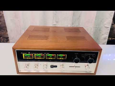 Vintage Sansui QS-500 Quadraphonic Synthesizer & Rear | Reverb