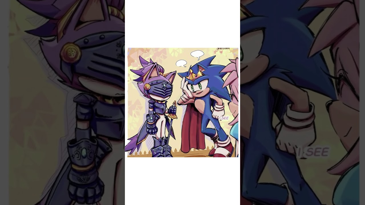 King Sonic's Perfect Bride💜(SONAZE COMIC DUB) #sonaze #sonicthehedgehog #comicdub #shorts