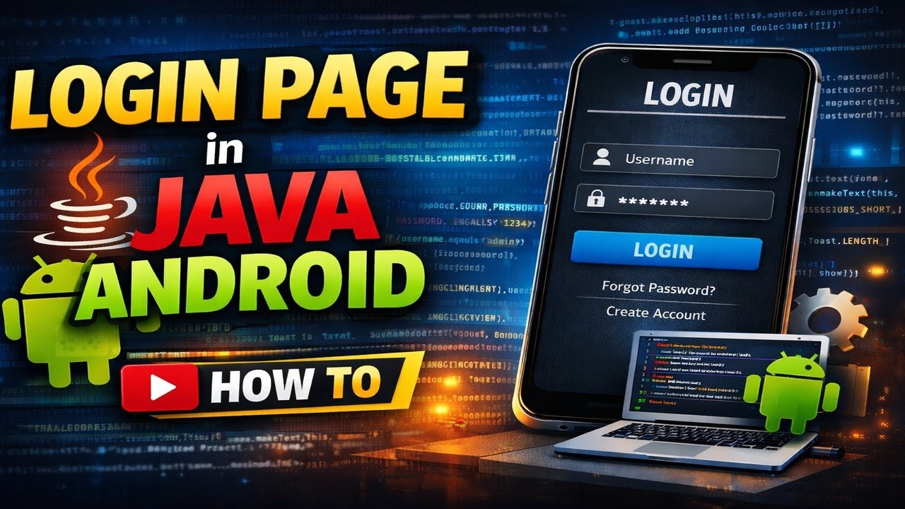 Create Login Page in Android Using Java | Step-by-Step Tutorial