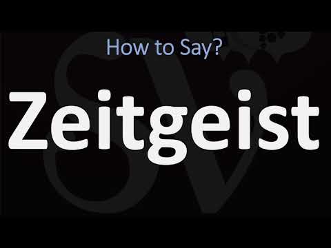 How to Pronounce Zeitgeist? (CORRECTLY)