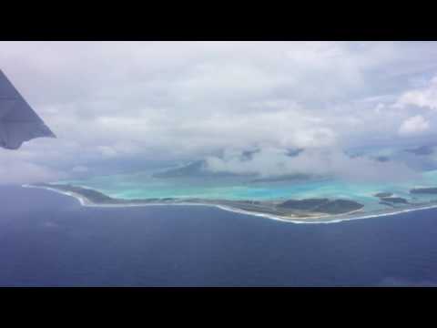 Bora Bora, French Polynesia - Takeoff from Motu Mute Airport HD (2017)